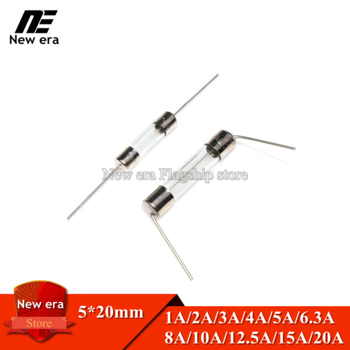 10Pcs 5*20mm 250V 1A 2A 3A 4A 5A 6.3A 8A 10A 12.5A 15A 20A Induction ...
