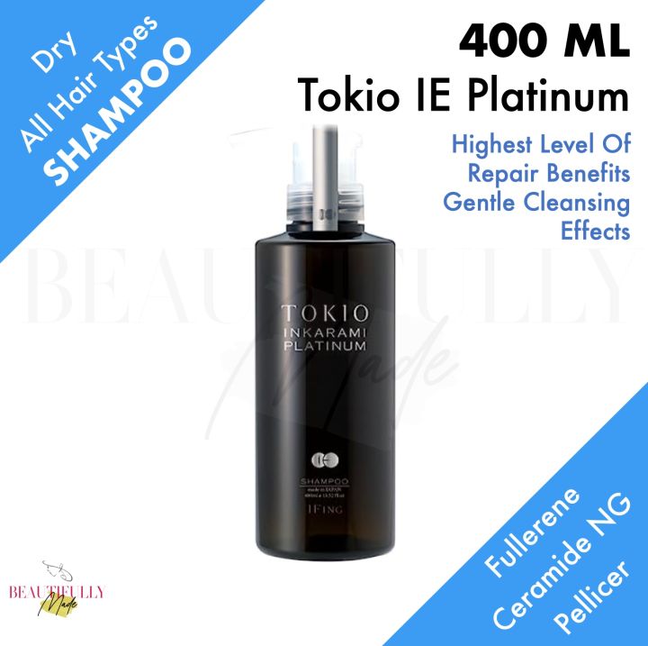 [New] Tokio IE Inkarami Platinum Shampoo 400ml - For All Hair Types ...