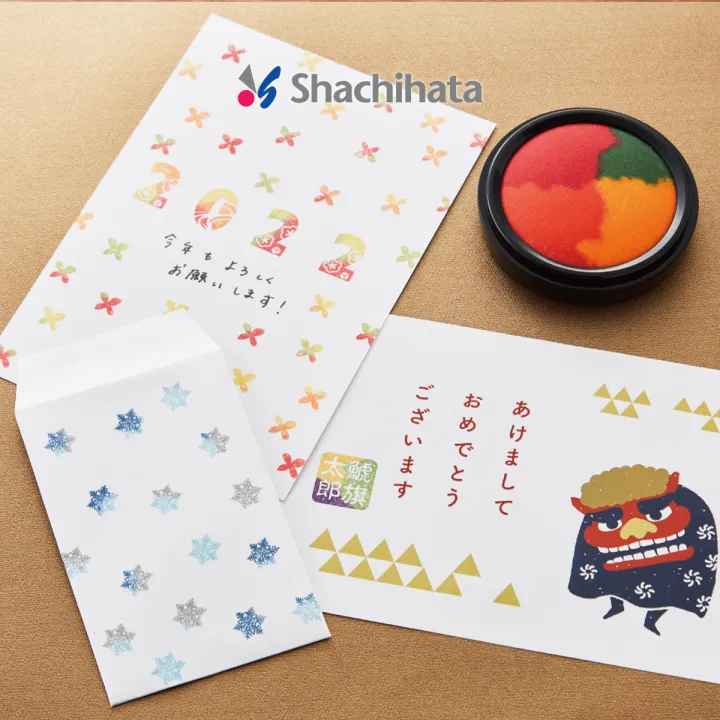 Shachihata Limited Edition Mixed Colour Stamp Pad - WATASHI NO IRO - | Lazada