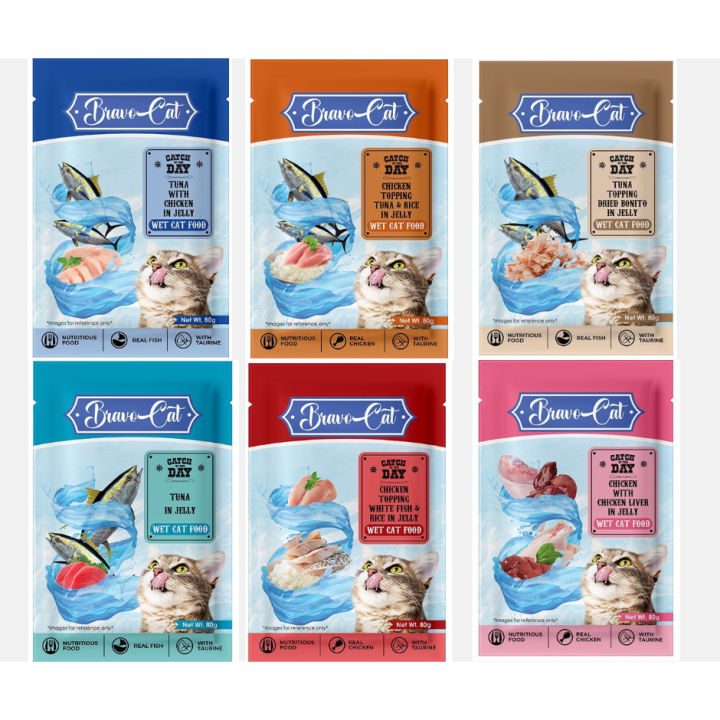 Bravo Wet Cat Food Poach 80g | Lazada PH