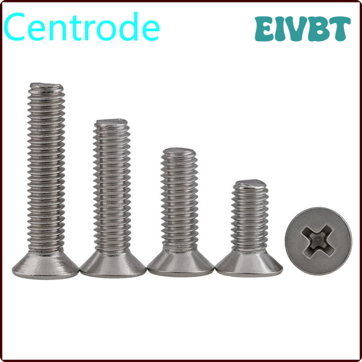 EIVBT 316 Stainless Steel Screw Countersink Screw GB819 Flat Head Cross ...