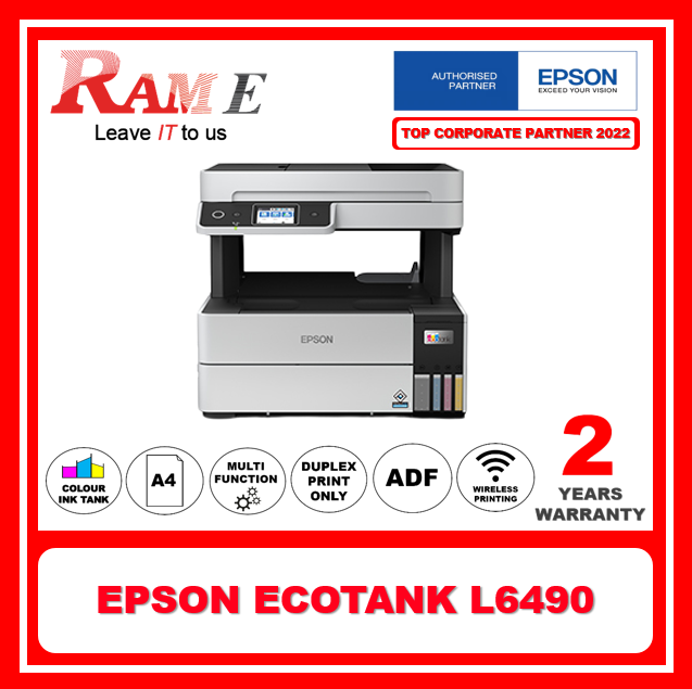 Epson EcoTank L6490 A4 Ink Tank Printer | Lazada Singapore