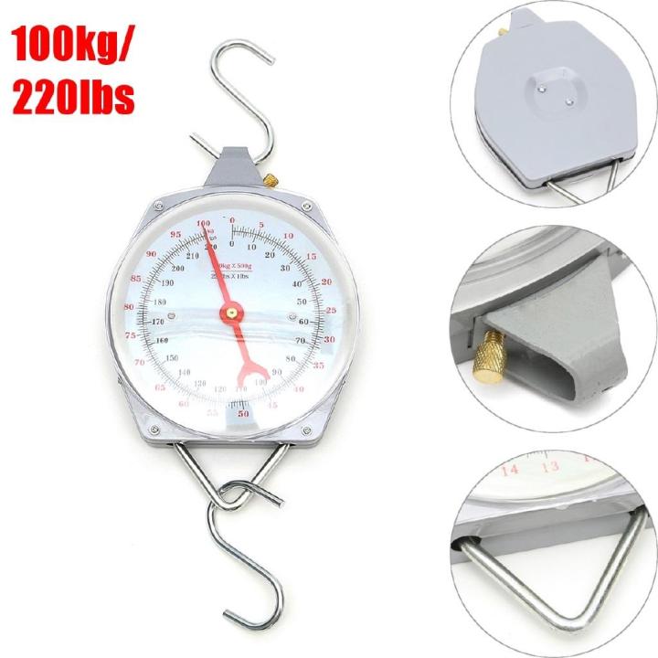 CAMRY NTA-100KG SPRING DIAL HOIST SCALE/HANGING SCALE FOR FRUIT/FISH ...