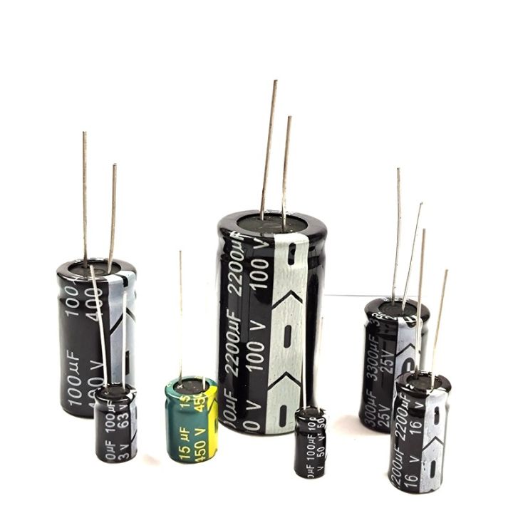 Electrolytic Capacitor 10uF 22uF 33uF 47uF 68uF 100uF 150uF 220uF 330uF 470uF 680uF 1000uF ...
