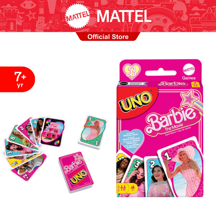 [BBTM] UNO Barbie The Movie Card Game การ์ดเกม อูโน่ รุ่นบาร์บี้มูฟวี่ ...