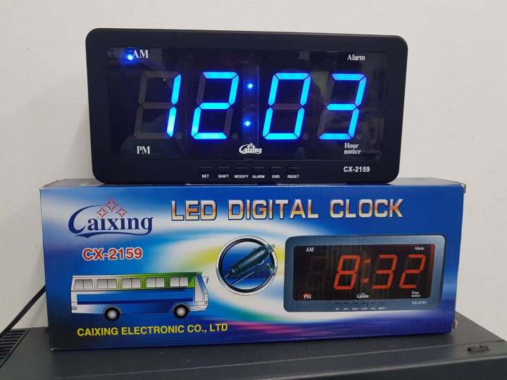 นาฬิกาดิจิตอลLED DIGITAL CLOCKแขวนผนัง/ตั้งโต๊ะ รุ่นCX-2159 | Lazada.co.th