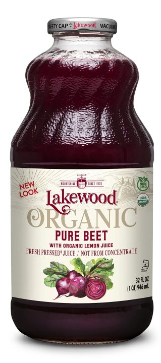 Lakewood Organic Pure Beet Juice with Organic Lemon Juice 946 ml ...