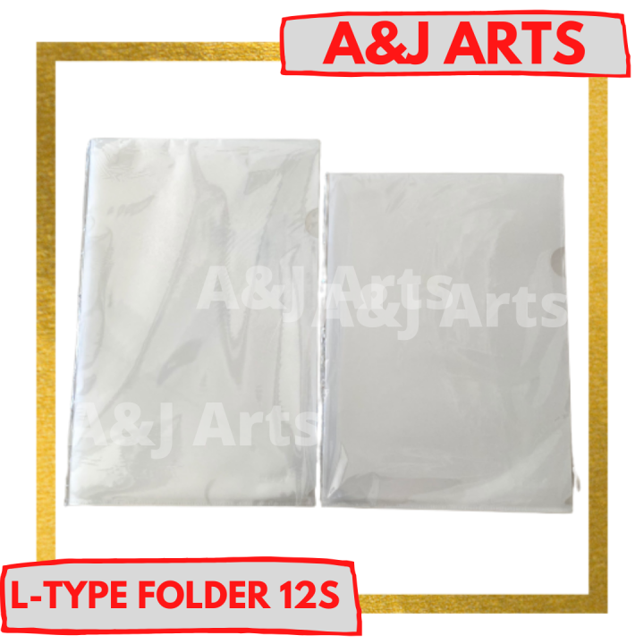 L-type folder FC/Long A4/Short 12s 12 pcs | Lazada PH