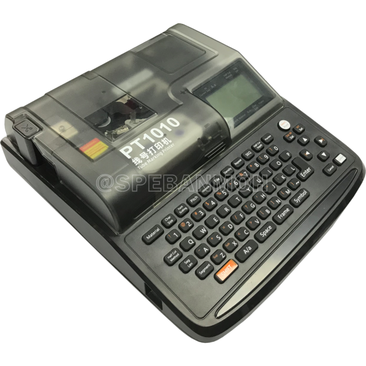 PT1010 เครื่องพิมพ์ปลอกสายไฟ PT-1010 เครื่องพิมพ์ท่อ Hot Mark สติกเกอร์ ...