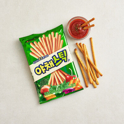 Lotte Vegetable Stick ขนมแท่งเกาหลี 85g. | Lazada.co.th
