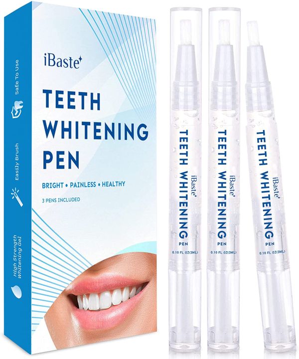Teeth Whitening Pen - 3 Pens - Effective & Painless Whitening - Perfect ...