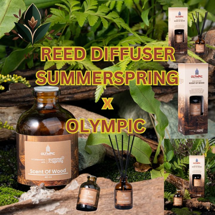 Reed Diffuser Aromaterapi Summerspring X Olympic Scent Of Wood ...