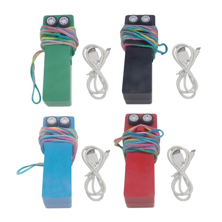 Pickmine 11.5x4x4cm ZipString Rope Launcher Toy, Electric Handheld ...