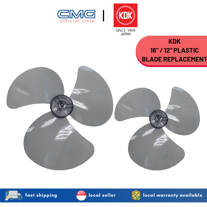 Original KDK Plastic Fan Blade 16" / 12" Replacement And Plastic Fan ...