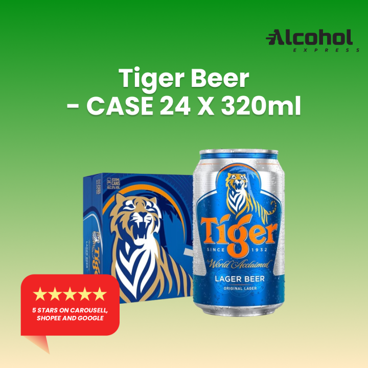 Tiger Beer Can - 24 x 320ml | Lazada Singapore