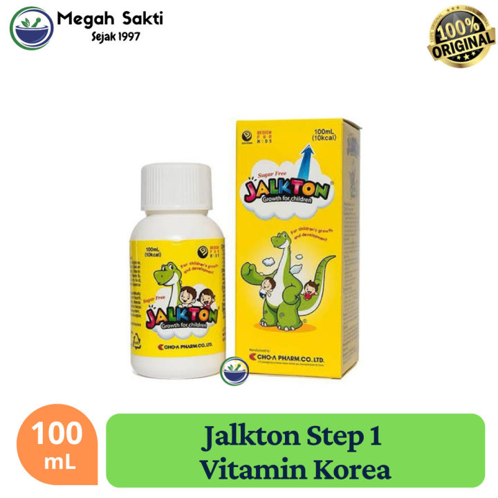 Jalkton Step 1 100 mL ( KUNING ) | Vitamin imunitas dan Peninggi badan ...