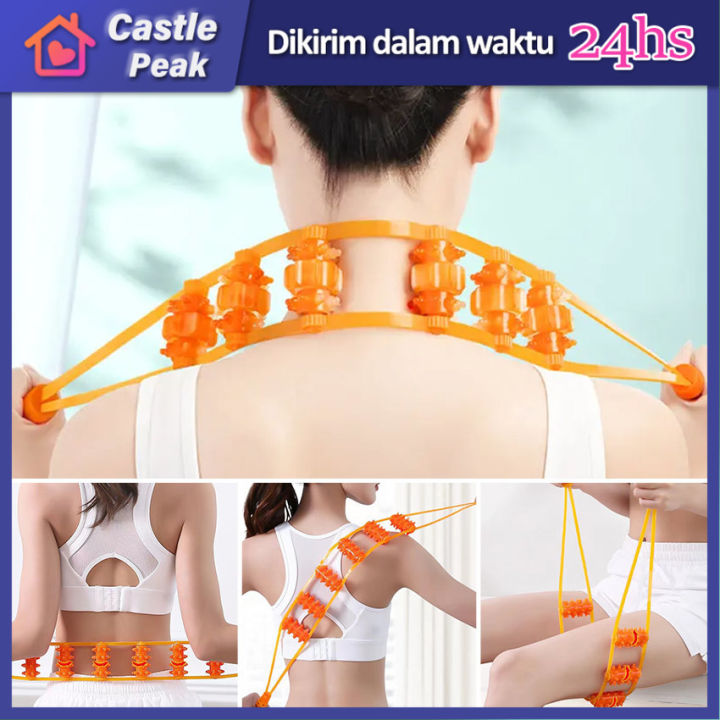 Alat Pijat Roller / Alat Pijat Leher Punggung Terapi / Badan Pijat Rol / Pinggang Refleksi Nyeri ...