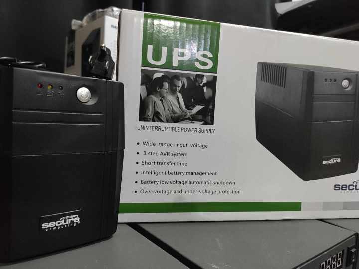 SECURE UPS-1000VA-600Watts Uninterruptible Power Supply | Lazada PH