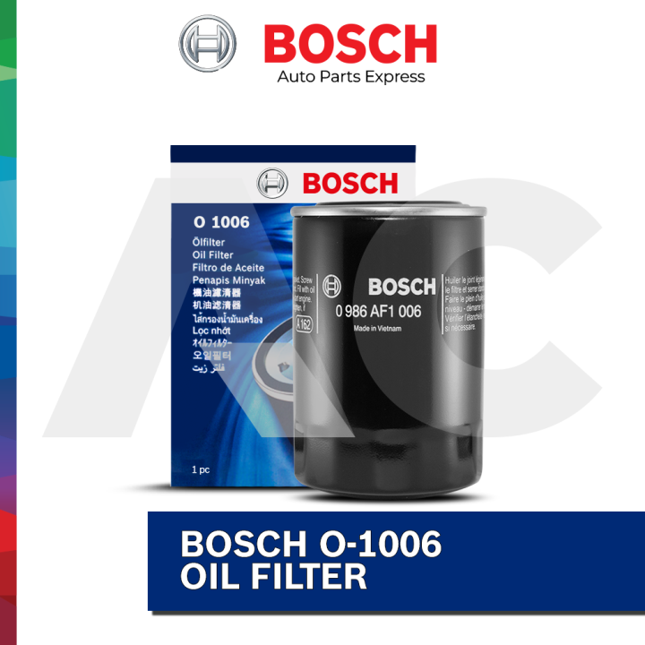 BOSCH OIL FILTER O1006 (C-101/15600-41010) FOR TOYOTA HI-ACE 2.4 2L ...