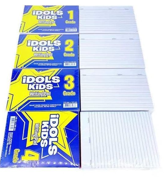 Grade Pad Paper 10pcs per pack Writing Pad for Grade 1-2-3-4 | Lazada PH