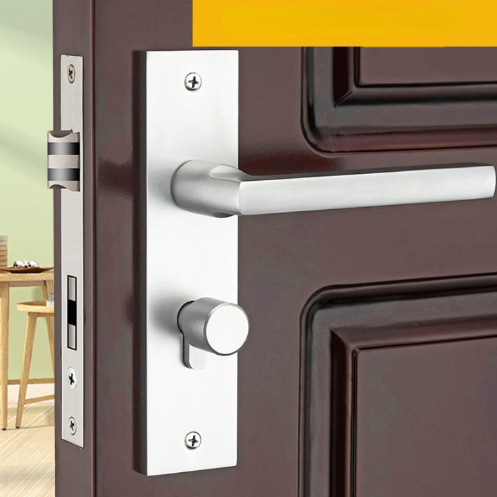 EU Space Aluminum Door Lock Main Door Security Lock Door Knob Inside ...