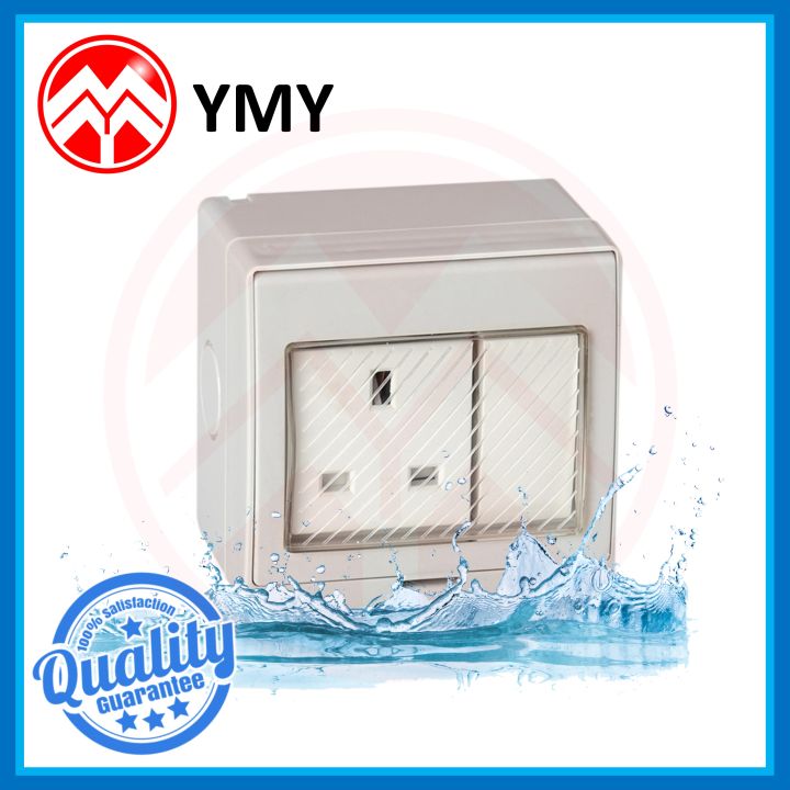 Waterproof 13A Outdoor Electrical Switch Socket Power Point Plug Wall ...