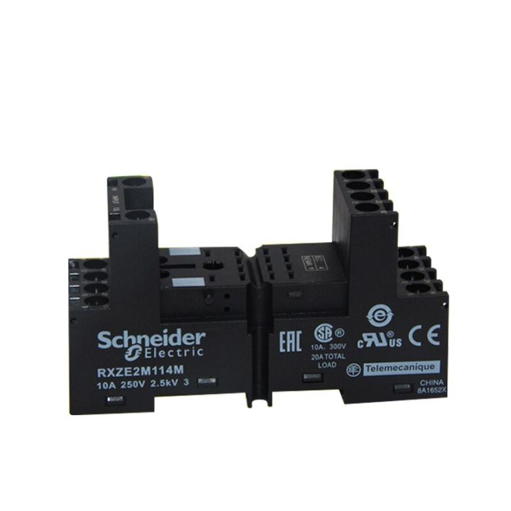 COD 】 qu7j5lz Schneider Intermediate Relay Basic Socket Rxze2m114-Mixed Contact-10a-250v 4 Open ...