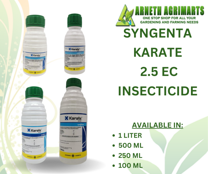 SYNGENTA KARATE lambda-cyhalothrin 2.5 EC INSECTICIDE 250ML | Lazada PH