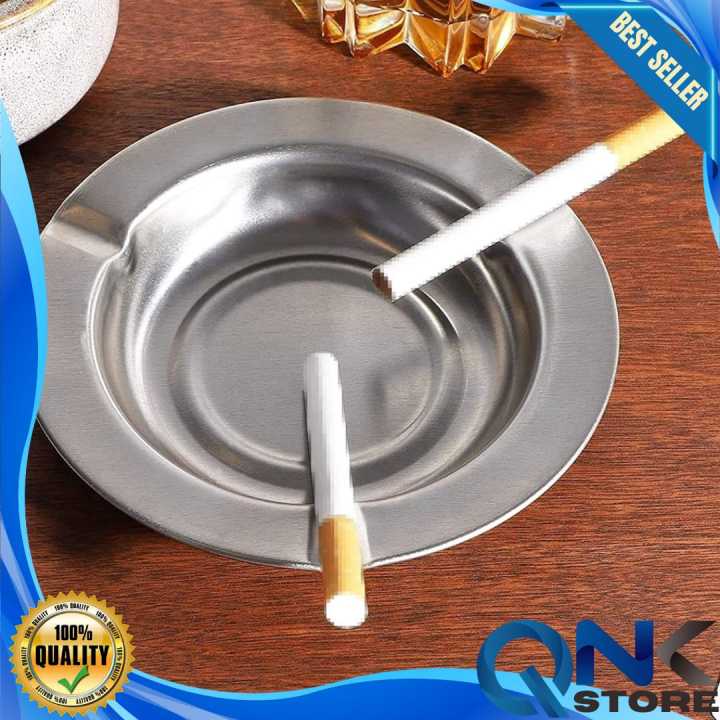 ASBAK ROKOK STAINLESS STEEL / ASBAK SENG BULAT TEMPAT ASBAK ROKOK ...