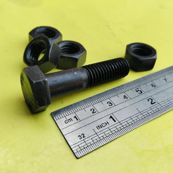 BAUT BAJA HTB 8.8 M12 X 50 HALF DRAT / BAUT BAJA M12 X 50 HITAM / BAUT ...