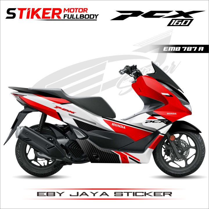 STIKER DECAL FULL BODY PCX SIAP CUSTOM TULISAN-STIKER FULL BODY MOTOR ...
