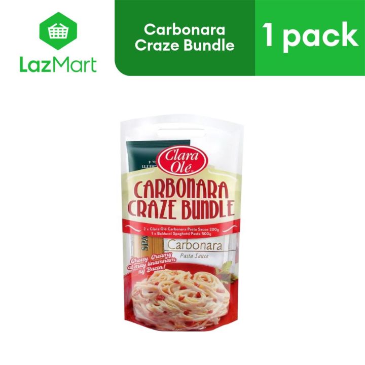 Clara Olé & Balducci Carbonara Craze Pasta Pack (2x Carbonara Pasta ...