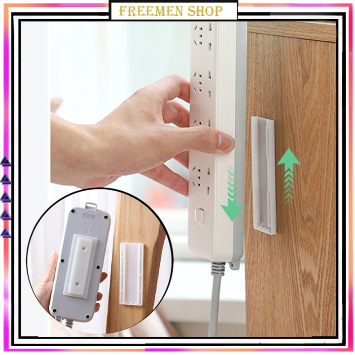 Socket Extension Sticker Panel Plug-In Cable Hook Wall Mounted Wiring ...