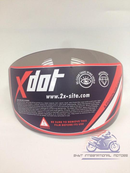 X-Dot Helmet Visor Tinted | Lazada