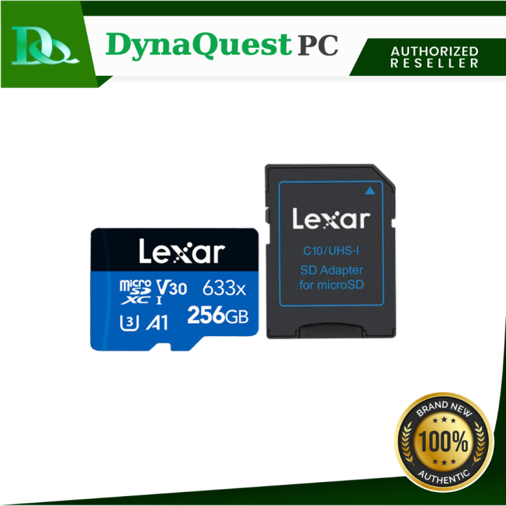 Lexar High Performance 633x SDXC CLASS10 Micro SD Card w/ Adapter ...