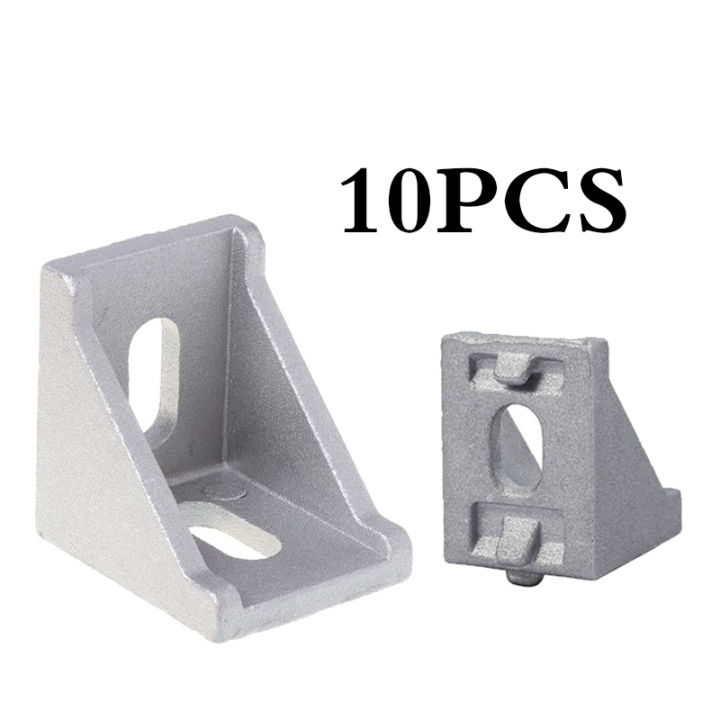 10pcs Corner L Bracket Angle L Bracket Connector 3030 Aluminum Corner ...