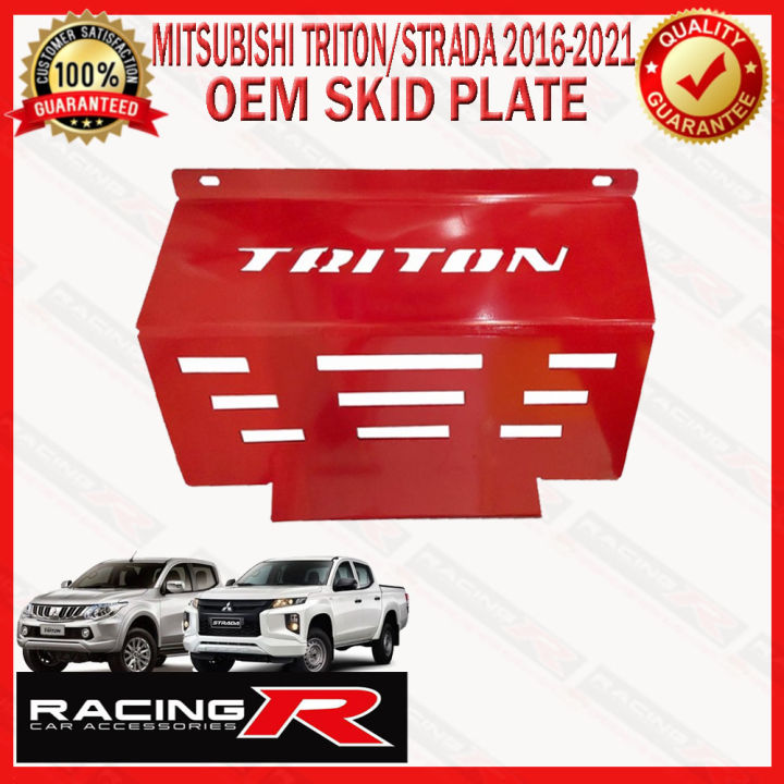 Mitsubishi Triton 2016-2021 Under Engine Protection Skid Plate Red ...