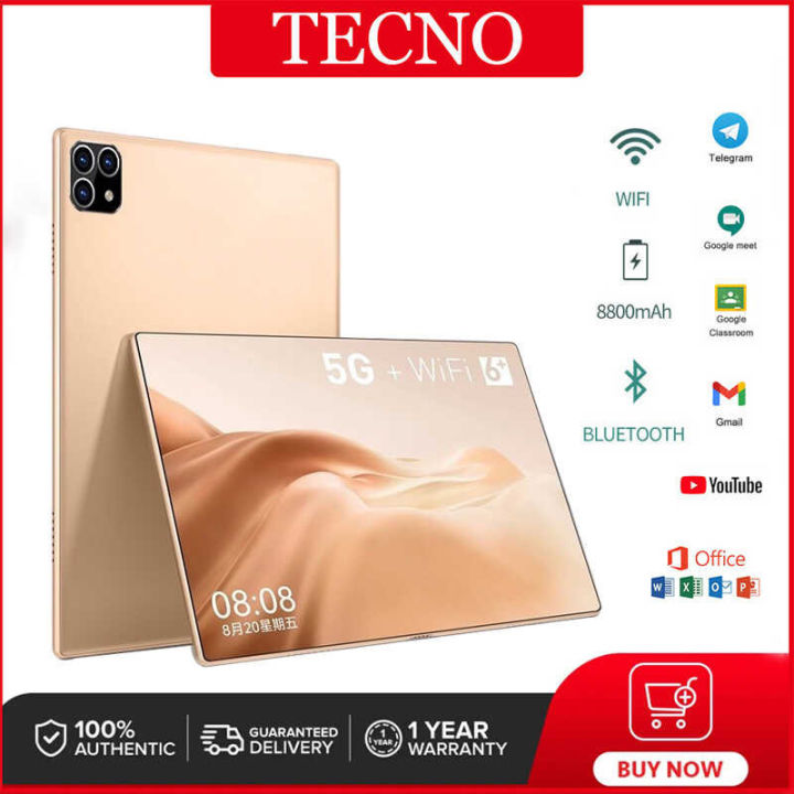TECNO Original PC Tablet New OPPO Tablet original 12inch 5G/WIFI 16GB ...