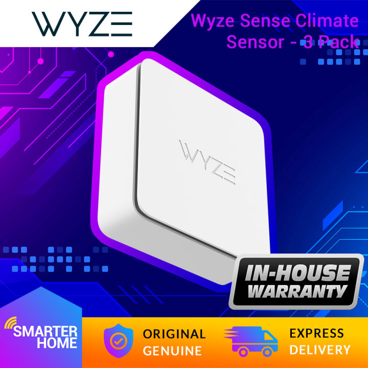 ⚡️ Wyze Sense v2 Climate Sensor (3-Pack) Smart Home Security Alarm ...