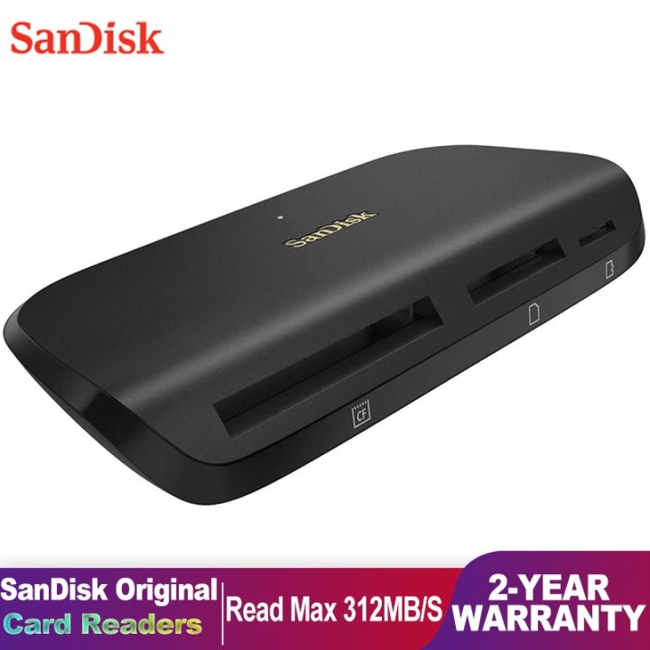 SanDisk Memory Card Reader With TF SD Card USB 3 ImageMate PRO UDMA7 CF ...