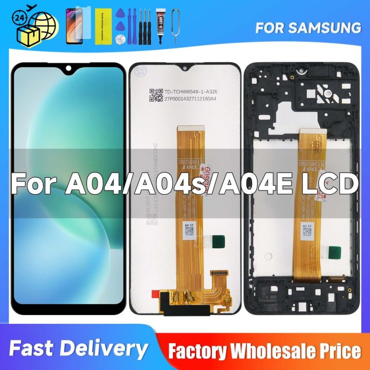 Original LCD For Samsung Galaxy A04S A04 A04e A047 A045 A042 LCD Original Display Touch Screen ...