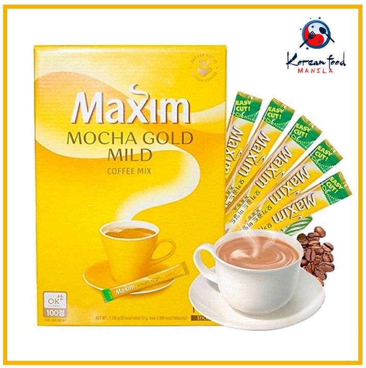 MAIXM Coffee Mocha Gold Sticks famous Korean Coffee 100 sachets | Lazada PH