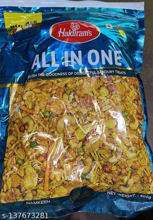 Haldiram's All In One Mixture Namkeen 400g - 200g Haldiram's All in one Namkeen | Lazada.co.th