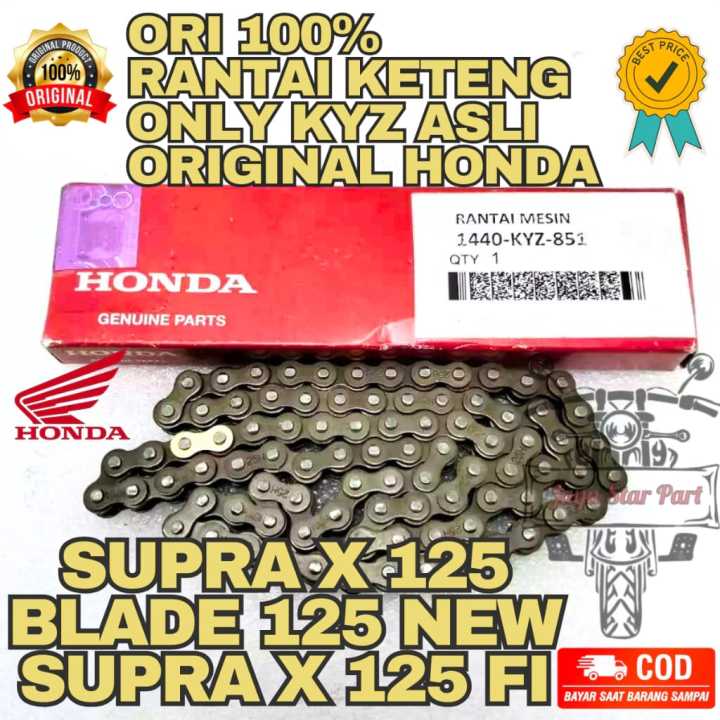 ORIGINAL RANTAI KETENG ONLY KYZ ASLI ORIGINAL HONDA MOTOR SUPRA X 125 ...