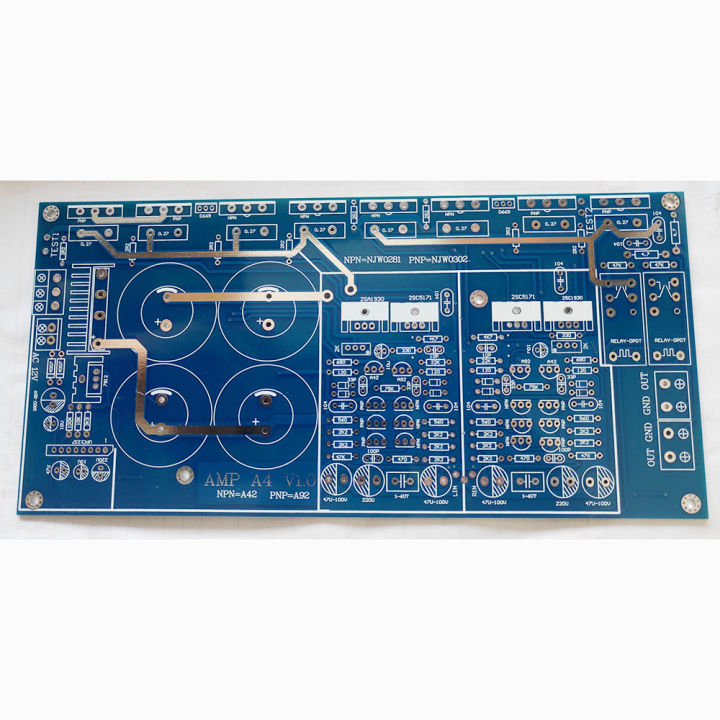 A4 Full Symmetrical Double Differential High Power Amplifier Board PCB ...