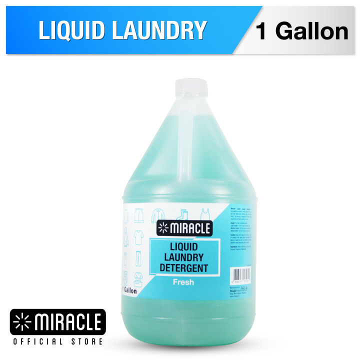 Miracle Liquid Laundry Detergent Fresh - 1 Gallon | Lazada PH