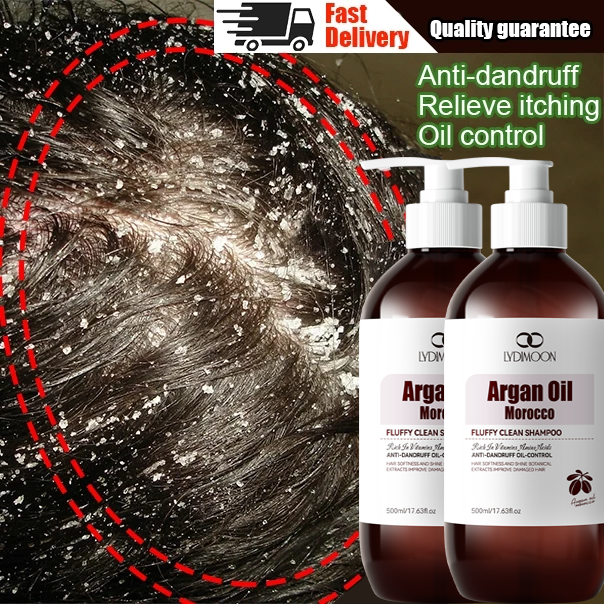 Powerful anti dandruff shampoo and fast anti itch shampoo Oily scalp dandruff shampoo 500ml ...