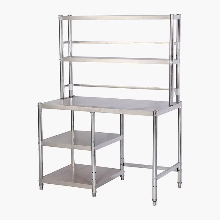 Kitchen 304 stainless steel shelf console floor-to-ceiling gas tank ...