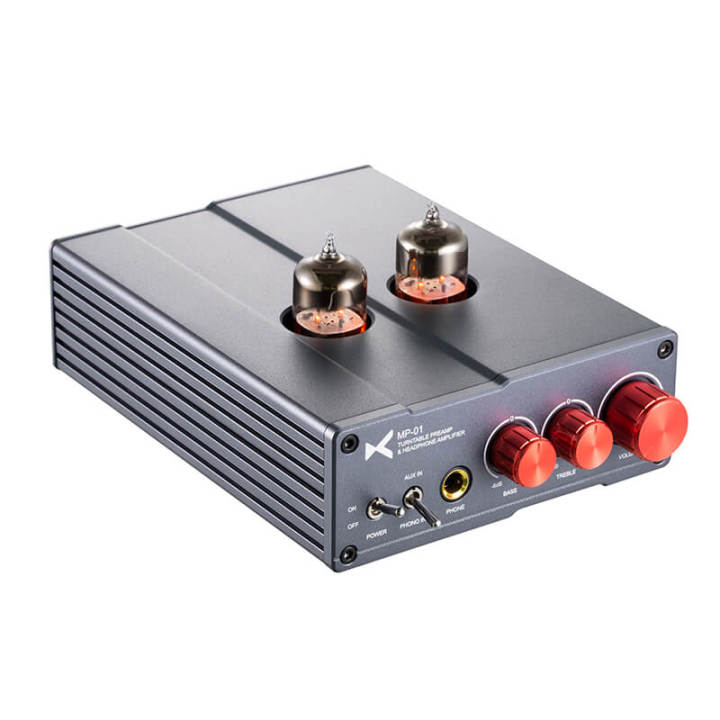 XDuoo MP-01 Tube Phono Pre-Amp & Headphone Amplifier 6.35mm Headphone ...