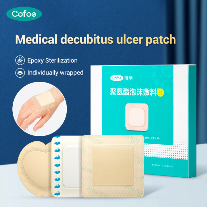Cofoe Silicone Waterproof Sterile Wound Dressing Patch Bedsore Plaster ...